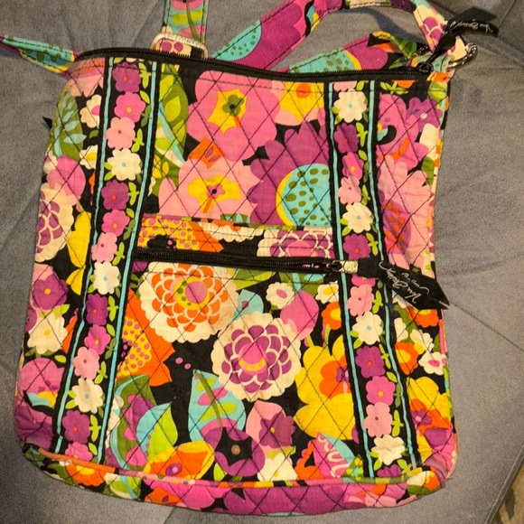 Vera Bradley | Bags | Retired Vera Bradley Hipster In Vava Bloom Shoulder Cross Body Bag | Poshmark